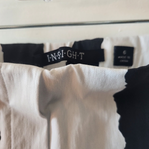 Insight | Pants & Jumpsuits | Chic Black And White Patterned Pants ...